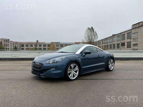 Blue Peugeot RCZ 2014 in Riga, with an engine capacity of 1.60 L and mileage of 35 thousand km for 12300 €, photo 1 on AUTOMOTO.COM.LV