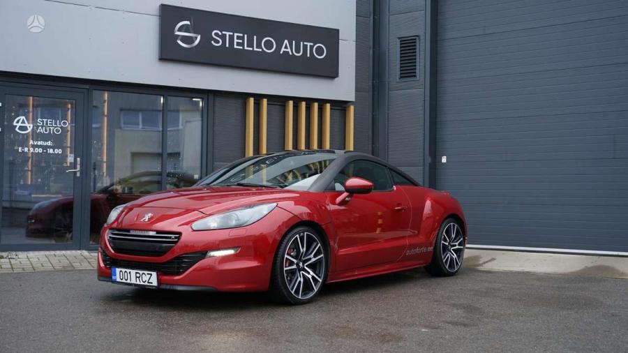 Red Peugeot RCZ 2014 in Tallinn, with an engine capacity of 1.66 L and mileage of 55 thousand km for 23990 €, photo 3 on AUTOMOTO.COM.LV