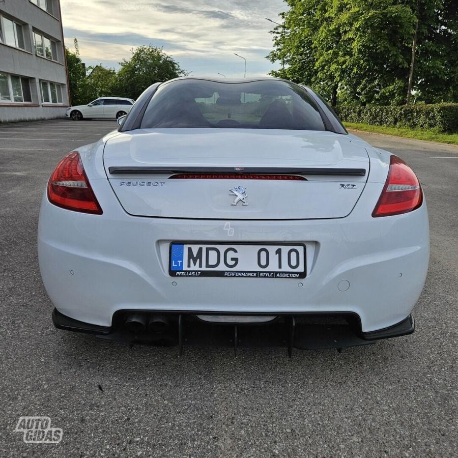Balts Peugeot RCZ 2011 Kauņa, ar dzinēja tilpumu 1.60 L un nobraukumu 236 tūkst. km par 5600 €, foto 5 vietnē AUTOMOTO.COM.LV