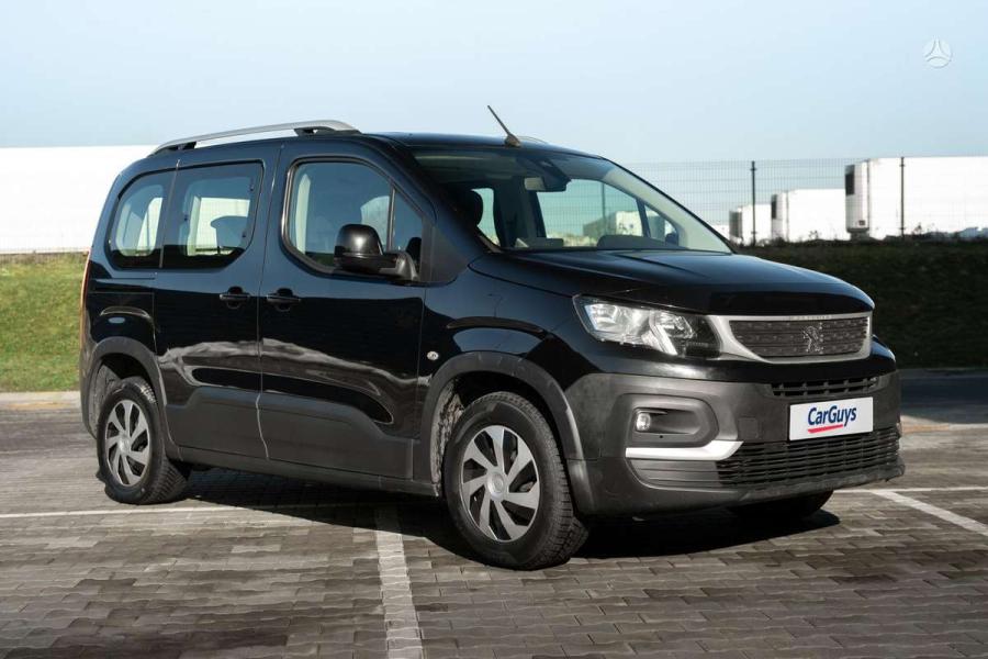 Melns Peugeot Rifter 2019 Viļņa, ar dzinēja tilpumu 1.50 L un nobraukumu 206 tūkst. km par 8600 €, foto 9 vietnē AUTOMOTO.COM.LV
