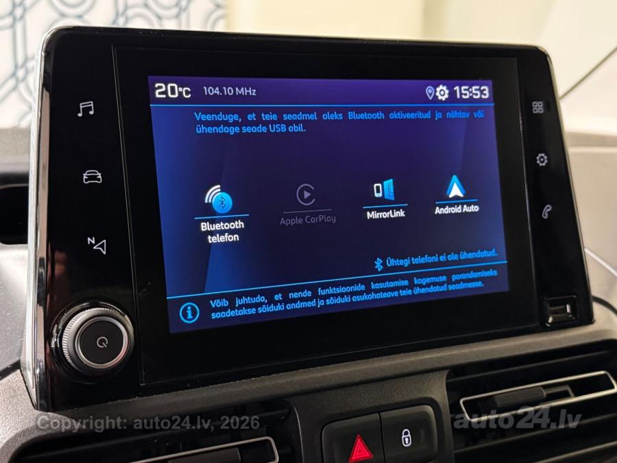 Melns Peugeot Rifter 2020 Tallina, ar dzinēja tilpumu 1.50 L un nobraukumu 171 tūkst. km par 16900 €, foto 17 vietnē AUTOMOTO.COM.LV