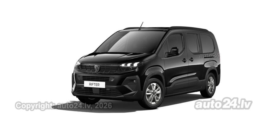 Melns Peugeot Rifter 2026 Tallina, ar dzinēja tilpumu 1.50 L un nobraukumu 0 tūkst. km par 31990 €, foto 1 vietnē AUTOMOTO.COM.LV