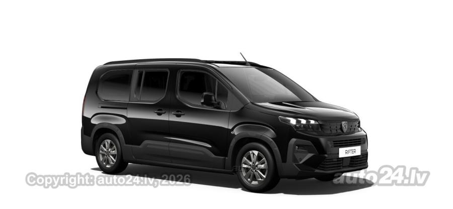 Melns Peugeot Rifter 2026 Tallina, ar dzinēja tilpumu 1.50 L un nobraukumu 0 tūkst. km par 31990 €, foto 6 vietnē AUTOMOTO.COM.LV