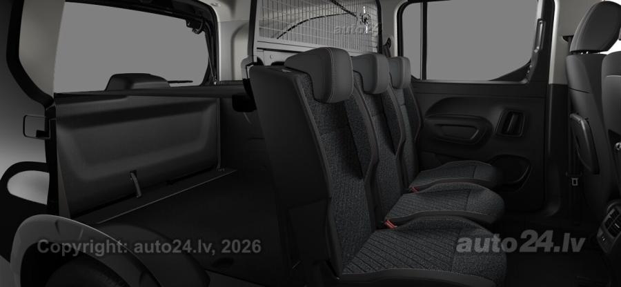 Melns Peugeot Rifter 2026 Tallina, ar dzinēja tilpumu 1.50 L un nobraukumu 0 tūkst. km par 31990 €, foto 9 vietnē AUTOMOTO.COM.LV
