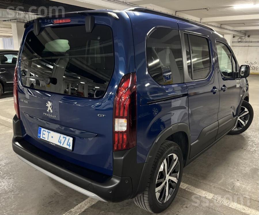 Zils Peugeot Rifter 2025 Liepāja, ar dzinēja tilpumu 0.00 L un nobraukumu 6 tūkst. km par 27750 €, foto 4 vietnē AUTOMOTO.COM.LV