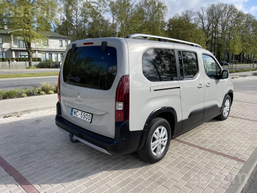 Brūns Peugeot Rifter 2019 Rīga, ar dzinēja tilpumu 1.50 L un nobraukumu 238 tūkst. km par 34900 €, foto 6 vietnē AUTOMOTO.COM.LV