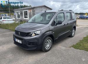 Grey Peugeot Rifter 2019 in Vilnius, with an engine capacity of 1.50 L and mileage of 64 thousand km for 10500 €, photo  on AUTOMOTO.COM.LV