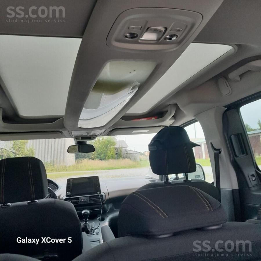 Grey Peugeot Rifter 2019 in Limbazi, with an engine capacity of 1.50 L and mileage of 146 thousand km for 13900 €, photo 23 on AUTOMOTO.COM.LV
