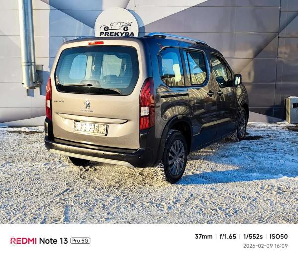 Pelēks Peugeot Rifter 2020 Kauņa, ar dzinēja tilpumu 1.50 L un nobraukumu 174 tūkst. km par 11950 €, foto 11 vietnē AUTOMOTO.COM.LV