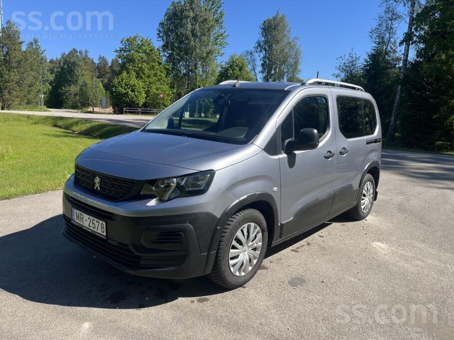 Серый Пежо Rifter 2020 в Рига, объемом двигателя 1.50 л и пробегом 150 тыс. км за 8990 €, фото 3 на AUTOMOTO.COM.LV