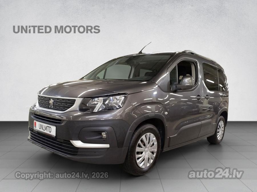 Grey Peugeot Rifter 2019 in Tallinn, with an engine capacity of 1.50 L and mileage of 126 thousand km for 10990 €, photo 1 on AUTOMOTO.COM.LV