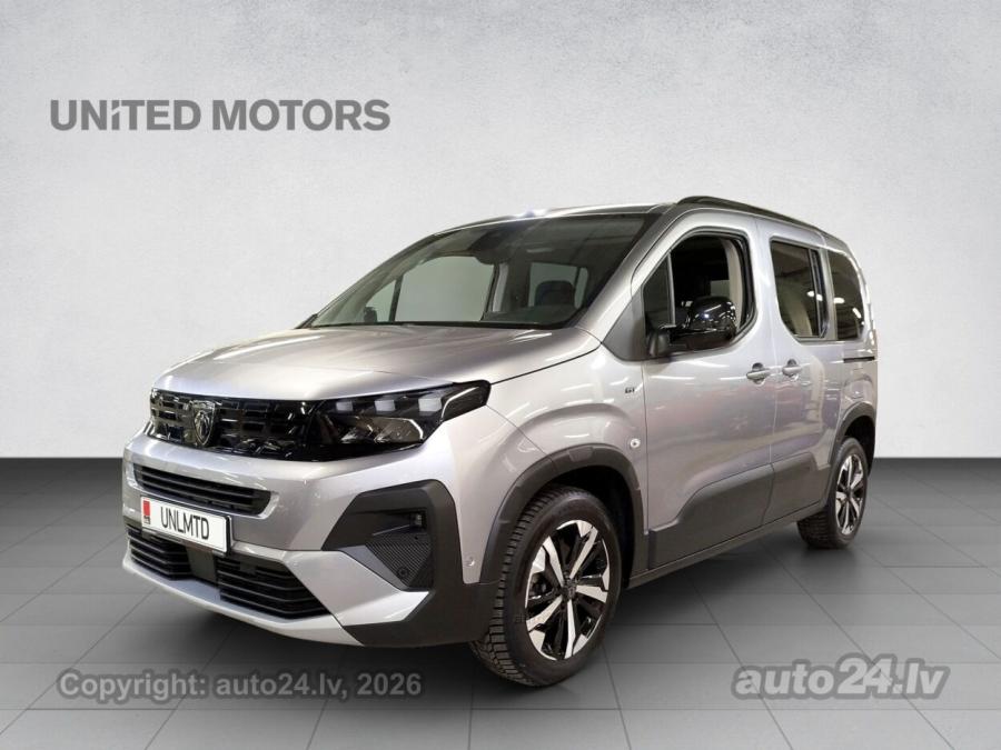 Pelēks Peugeot Rifter 2024 Tallina, ar dzinēja tilpumu 1.50 L un nobraukumu 31 tūkst. km par 26990 €, foto 1 vietnē AUTOMOTO.COM.LV