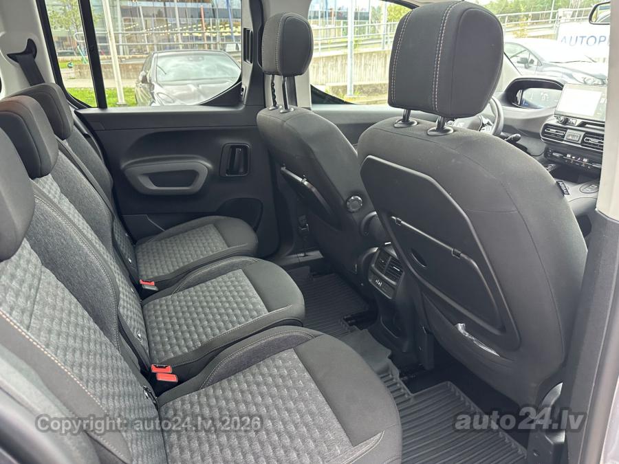 Pelēks Peugeot Rifter 2024 Tallina, ar dzinēja tilpumu 1.50 L un nobraukumu 72 tūkst. km par 23990 €, foto 11 vietnē AUTOMOTO.COM.LV