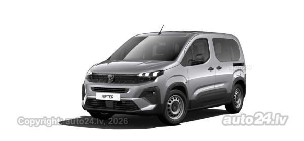 Pelēks Peugeot Rifter 2026 Tallina, ar dzinēja tilpumu 1.50 L un nobraukumu 5 tūkst. km par 25200 €, foto 1 vietnē AUTOMOTO.COM.LV