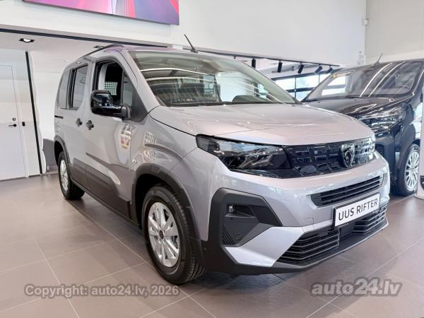 Pelēks Peugeot Rifter 2026 Tallina, ar dzinēja tilpumu 1.50 L un nobraukumu 0 tūkst. km par 30990 €, foto 3 vietnē AUTOMOTO.COM.LV