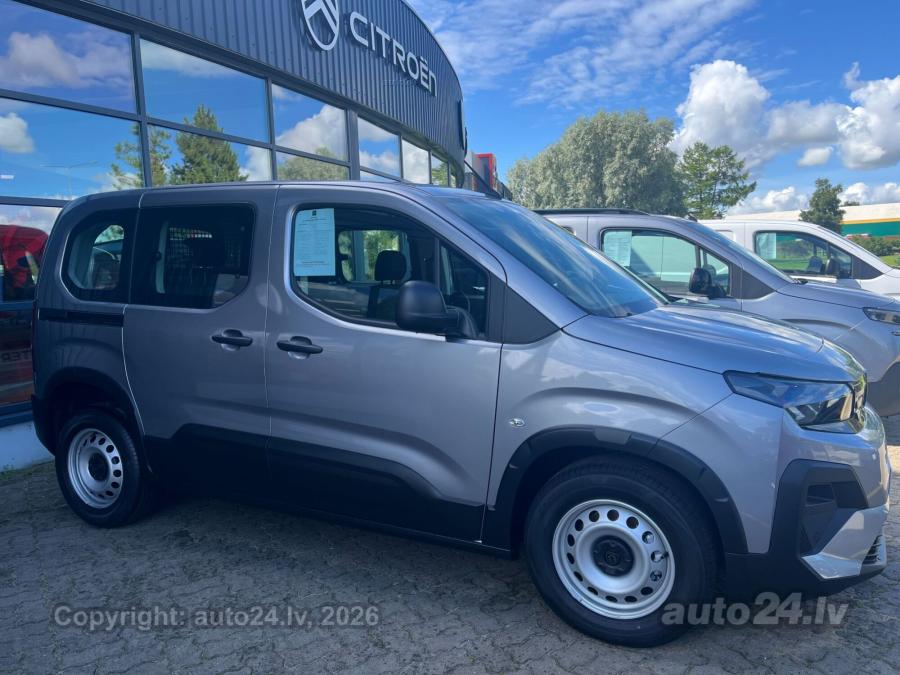 Grey Peugeot Rifter 2026 in Rakvere, with an engine capacity of 1.50 L and mileage of 0 thousand km for 25900 €, photo 3 on AUTOMOTO.COM.LV