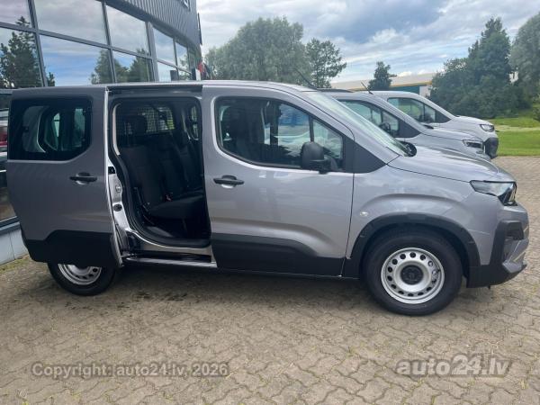 Grey Peugeot Rifter 2026 in Rakvere, with an engine capacity of 1.50 L and mileage of 0 thousand km for 25900 €, photo 3 on AUTOMOTO.COM.LV