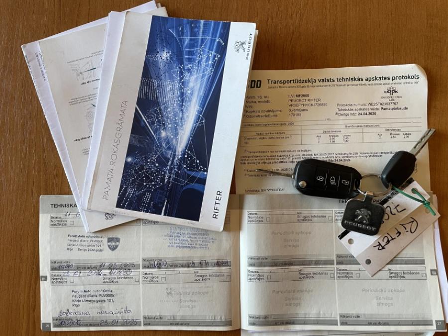 Balts Peugeot Rifter 2019 Rīga, ar dzinēja tilpumu 1.50 L un nobraukumu 170 tūkst. km par 9990 €, foto 30 vietnē AUTOMOTO.COM.LV
