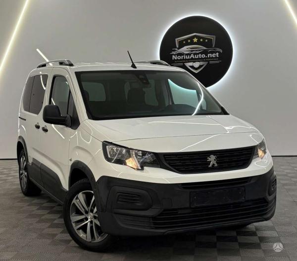Balts Peugeot Rifter 2019 Marijampole, ar dzinēja tilpumu 1.50 L un nobraukumu 226 tūkst. km par 7865 €, foto  vietnē AUTOMOTO.COM.LV
