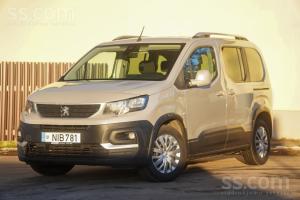 Dzeltens Peugeot Rifter 2022 Rīga, ar dzinēja tilpumu 1.50 L un nobraukumu 250 tūkst. km par 11000 €, foto  vietnē AUTOMOTO.COM.LV
