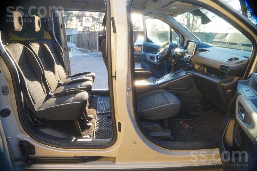 Dzeltens Peugeot Rifter 2022 Rīga, ar dzinēja tilpumu 1.50 L un nobraukumu 250 tūkst. km par 11000 €, foto 7 vietnē AUTOMOTO.COM.LV