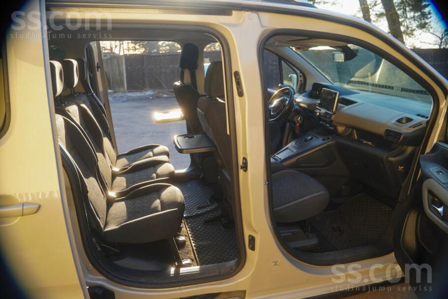 Dzeltens Peugeot Rifter 2022 Rīga, ar dzinēja tilpumu 1.50 L un nobraukumu 250 tūkst. km par 11000 €, foto 11 vietnē AUTOMOTO.COM.LV