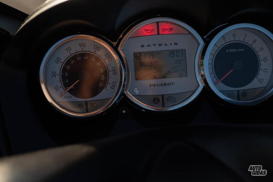 Black Peugeot Satelis 2007 in Klaipeda, with an engine capacity of 0.40 L and mileage of 42 thousand km for 1450 €, photo 7 on AUTOMOTO.COM.LV