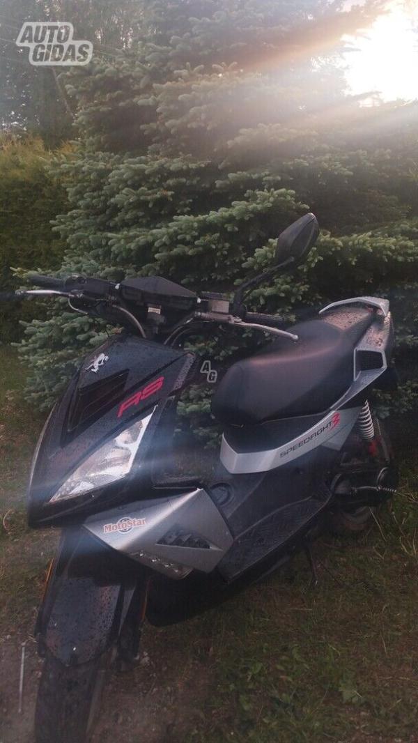 Black Peugeot Speedfight 2011 in Klaipeda, with an engine capacity of 0.05 L and mileage of 19 thousand km for 750 €, photo 2 on AUTOMOTO.COM.LV