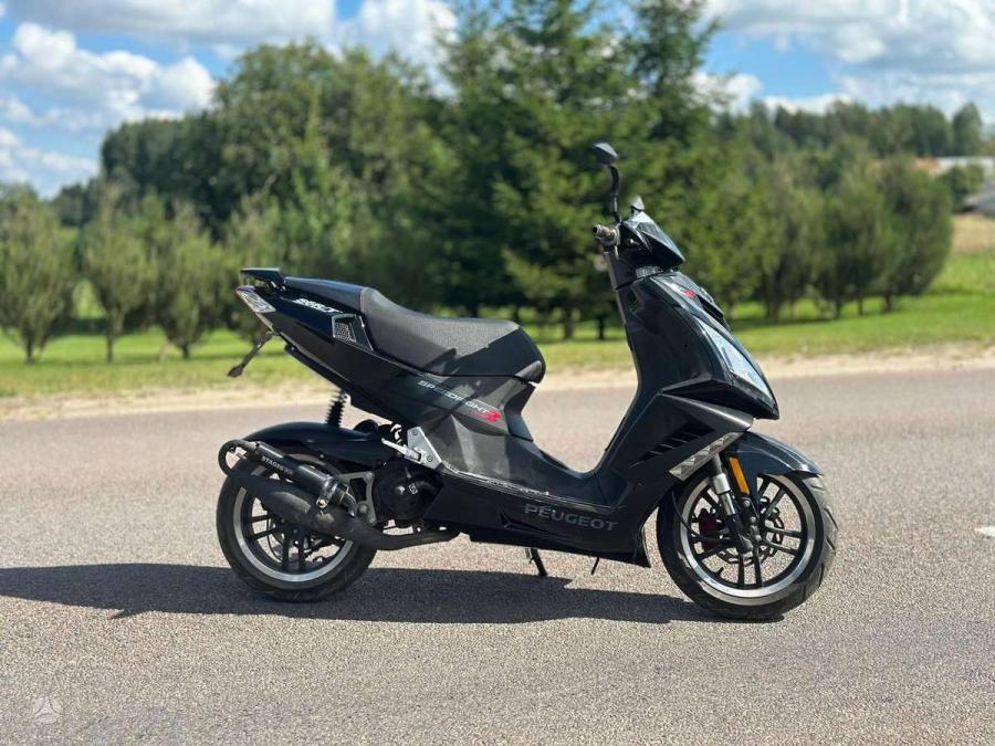 Melns Peugeot Speedfight 2012 Telšiai, ar dzinēja tilpumu 49.00 L un nobraukumu 24 tūkst. km par 600 €, foto 5 vietnē AUTOMOTO.COM.LV