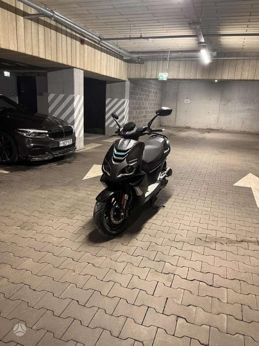 Melns Peugeot Speedfight 2016 Kauņa, ar dzinēja tilpumu 49.00 L un nobraukumu 7 tūkst. km par 1000 €, foto 2 vietnē AUTOMOTO.COM.LV