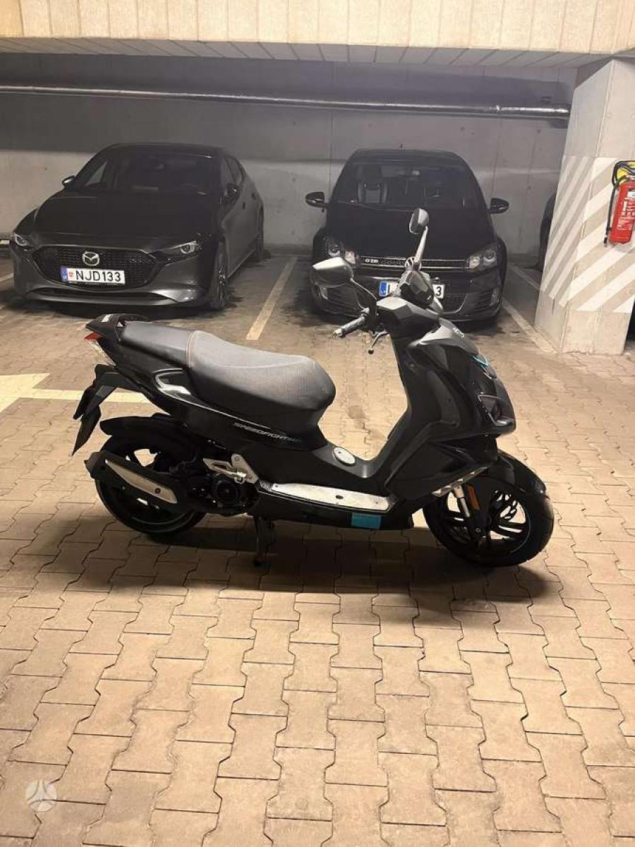 Melns Peugeot Speedfight 2016 Kauņa, ar dzinēja tilpumu 49.00 L un nobraukumu 7 tūkst. km par 1000 €, foto 6 vietnē AUTOMOTO.COM.LV