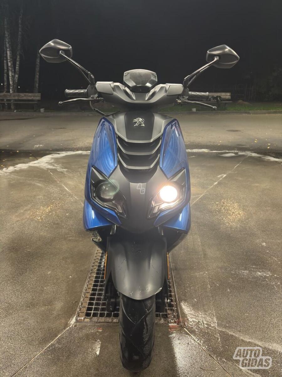 Blue Peugeot Speedfight 2019 in Kaunas, with an engine capacity of 0.05 L and mileage of 33 thousand km for 1100 €, photo 4 on AUTOMOTO.COM.LV