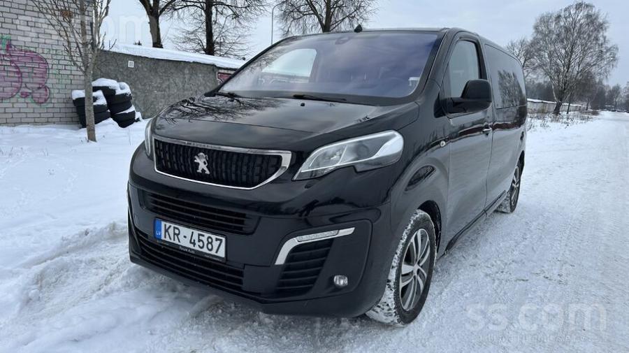 Black Peugeot Traveller 2017 in Riga, with an engine capacity of 2.00 L and mileage of 0 thousand km for 14900 €, photo 1 on AUTOMOTO.COM.LV
