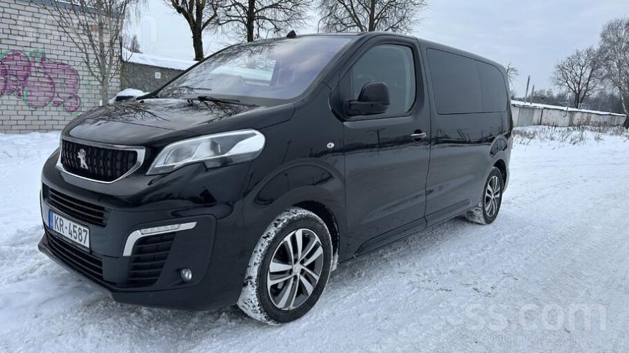 Black Peugeot Traveller 2017 in Riga, with an engine capacity of 2.00 L and mileage of 0 thousand km for 14900 €, photo 2 on AUTOMOTO.COM.LV