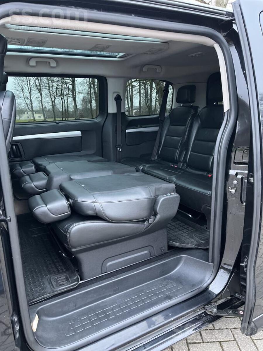 Melns Peugeot Traveller 2017 Rīga, ar dzinēja tilpumu 2.00 L un nobraukumu 220 tūkst. km par 17500 €, foto 15 vietnē AUTOMOTO.COM.LV