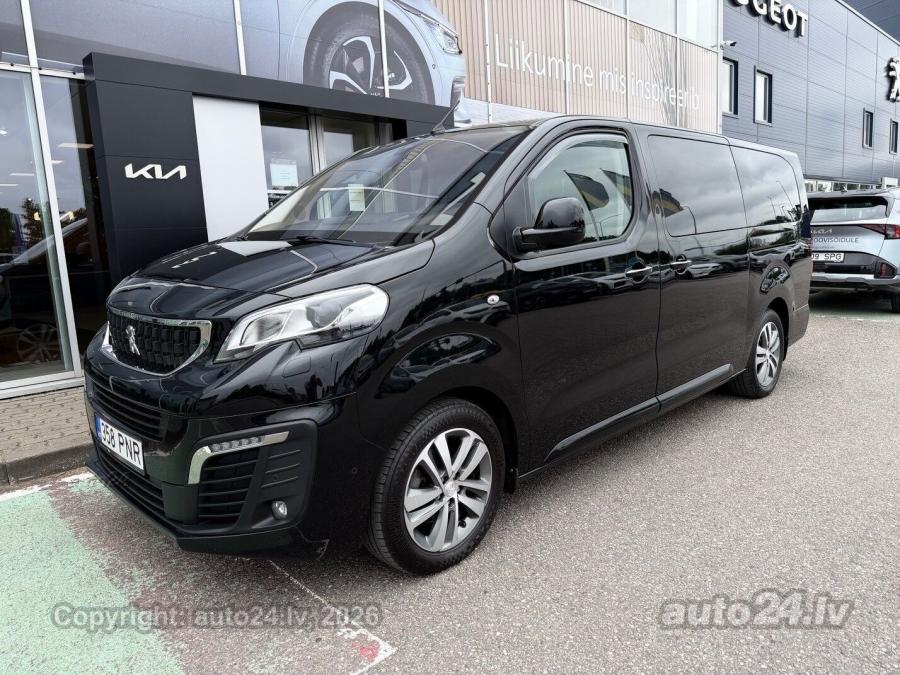 Black Peugeot Traveller 2020 in Tallinn, with an engine capacity of 2.00 L and mileage of 188 thousand km for 25900 €, photo 1 on AUTOMOTO.COM.LV