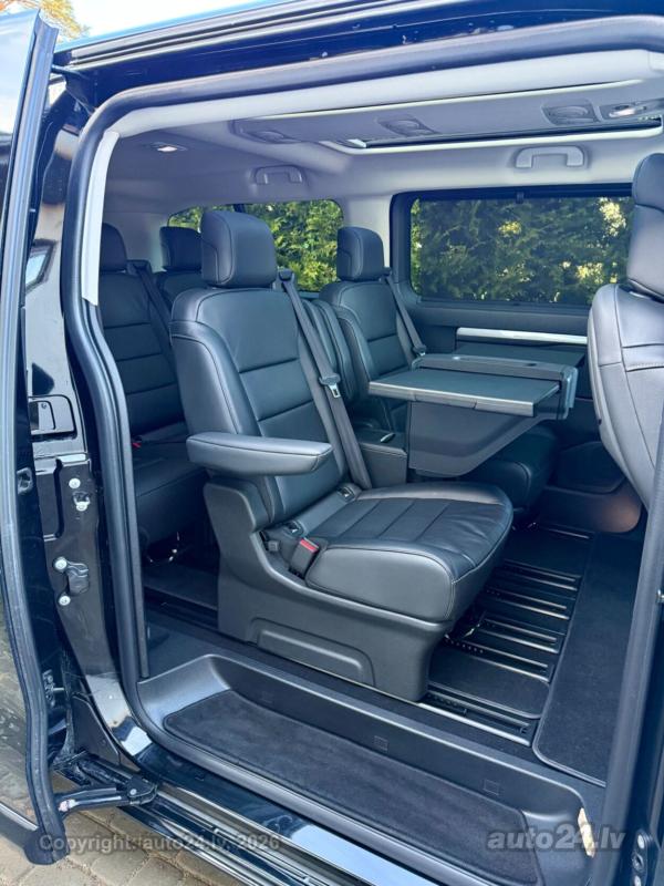 Black Peugeot Traveller 2025 in Tallinn, with an engine capacity of 2.00 L and mileage of 10 thousand km for 54900 €, photo 11 on AUTOMOTO.COM.LV