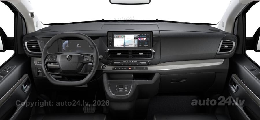 Melns Peugeot Traveller 2026 Tallina, ar dzinēja tilpumu 2.20 L un nobraukumu 2 tūkst. km par 53660 €, foto 4 vietnē AUTOMOTO.COM.LV