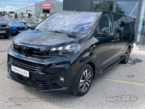 Melns Peugeot Traveller 2026 Tartu, ar dzinēja tilpumu 2.18 L un nobraukumu 0 tūkst. km par 49900 €, foto  vietnē AUTOMOTO.COM.LV