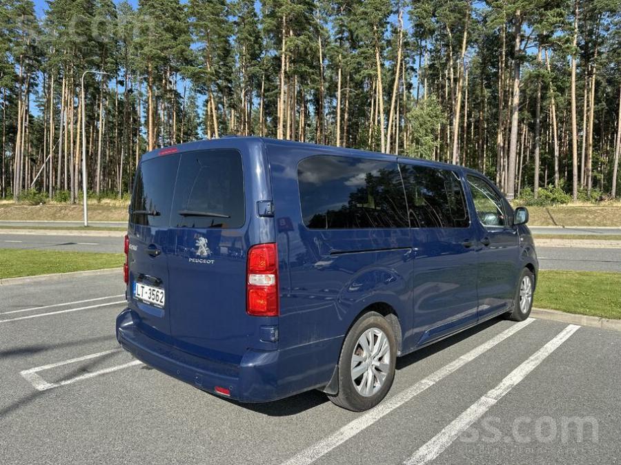 Blue Peugeot Traveller 2018 in Riga, with an engine capacity of 2.00 L and mileage of 84 thousand km for 18500 €, photo 15 on AUTOMOTO.COM.LV