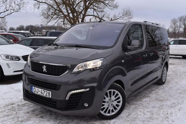Grey Peugeot Traveller 2017 in Kuldiga, with an engine capacity of 2.00 L and mileage of 0 thousand km for 17900 €, photo 1 on AUTOMOTO.COM.LV