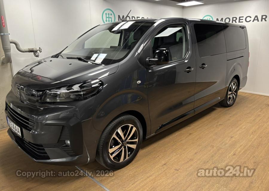 Grey Peugeot Traveller 2025 in Tallinn, with an engine capacity of 2.00 L and mileage of 48 thousand km for 44900 €, photo 1 on AUTOMOTO.COM.LV