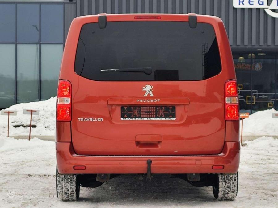 Red Peugeot Traveller 2017 in Siauliai, with an engine capacity of 1.56 L and mileage of 265 thousand km for 13290 €, photo 6 on AUTOMOTO.COM.LV