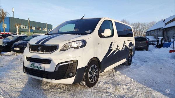 White Peugeot Traveller 2018 in Klaipeda, with an engine capacity of 2.00 L and mileage of 260 thousand km for 14750 €, photo 1 on AUTOMOTO.COM.LV