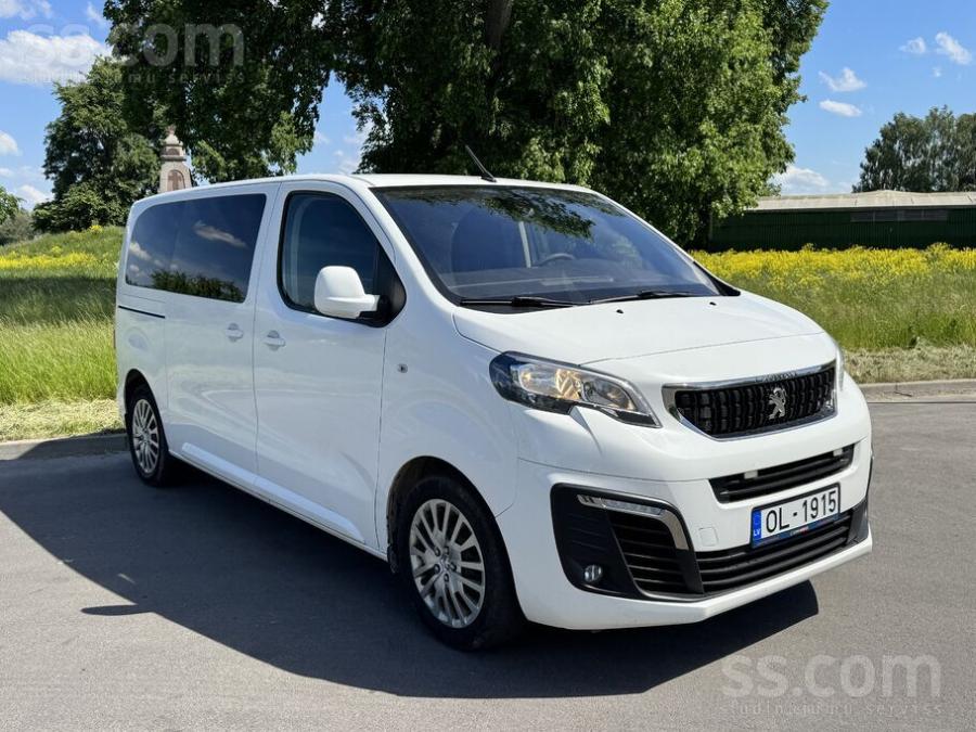 White Peugeot Traveller 2017 in Riga, with an engine capacity of 2.00 L and mileage of 0 thousand km for 16250 €, photo 4 on AUTOMOTO.COM.LV