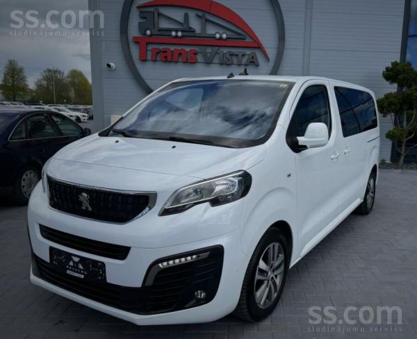 White Peugeot Traveller 2021 in Telschi, with an engine capacity of 2.00 L and mileage of 255 thousand km for 17999 €, photo 1 on AUTOMOTO.COM.LV