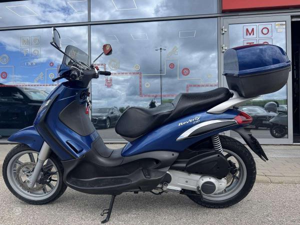 Blue Piaggio Beverly 2004 in Vilnius, with an engine capacity of 0.25 L and mileage of 25 thousand km for 1499 €, photo 5 on AUTOMOTO.COM.LV