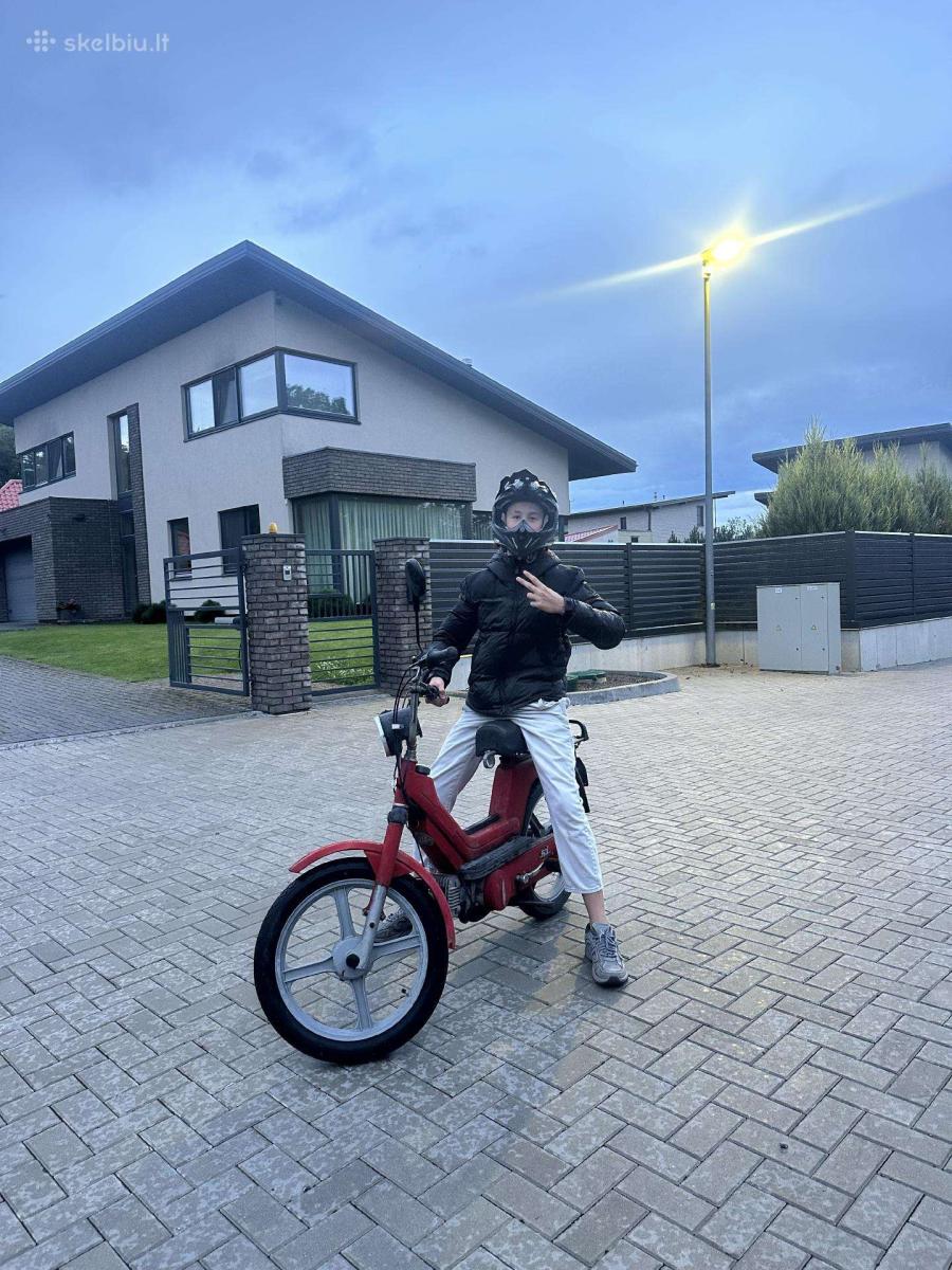Красный Piaggio Ciao 1986 в Каунас, объемом двигателя 49.00 л и пробегом 0 тыс. км за 850 €, фото 1 на AUTOMOTO.COM.LV