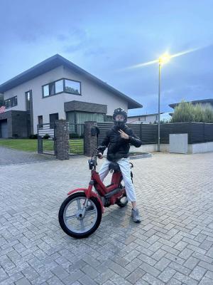 Красный Piaggio Ciao 1986 в Каунас, объемом двигателя 49.00 л и пробегом 0 тыс. км за 850 €, фото 3 на AUTOMOTO.COM.LV