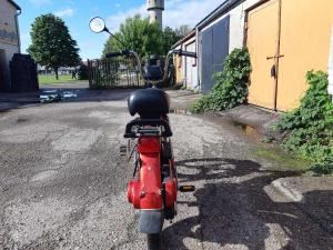 Red Piaggio Ciao 1998 in Panevezys, with an engine capacity of 49.00 L and mileage of 1000 thousand km for 1250 €, photo 6 on AUTOMOTO.COM.LV